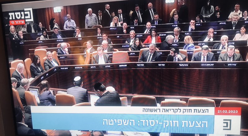 Israel: The Knesset Votes for the First Laws Transforming Democracy ...